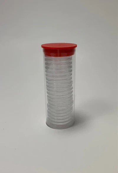 5x Air-Tite Model T Coin Capsule Storage Tubes - Holds 20 Capsules - UK ...