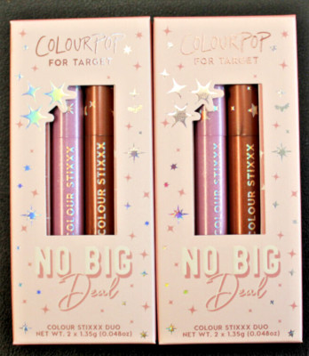 Two (2) ColourPop For Target Colour Stixx Eyeshadow Duo - 0.096oz No ...