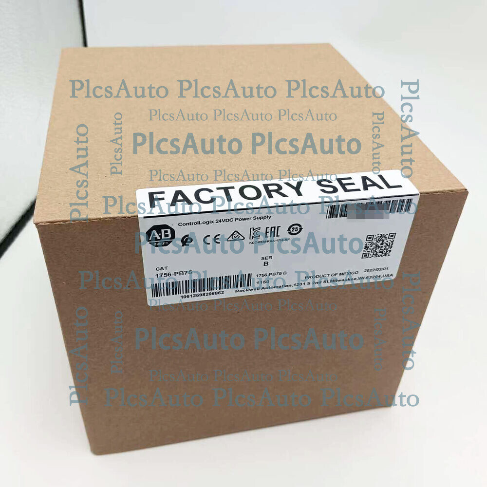 AB 1756-PB75 New Factory Sealed SER B ControlLogix 24V DC Power Supply ...