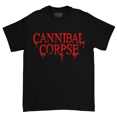 CANNIBAL CORPSE cd cvr RED LOGO Official SHIRT XXL New vile eaten back ...