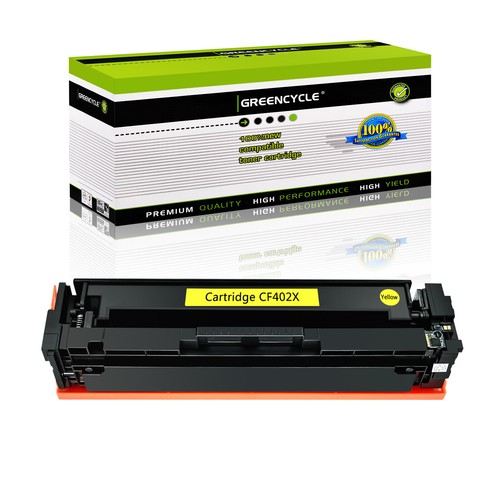 1PK 201X CF402X Yellow High Yield Toner Fit For HP LaserJet MFP M277 ...
