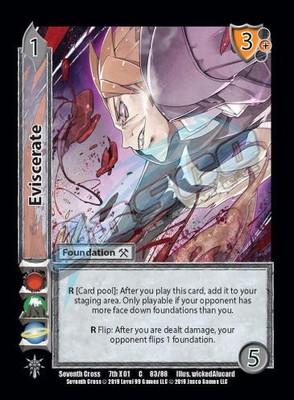 4X-Eviscerate-7thX01-Seventh Cross-Universus | eBay