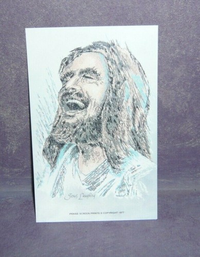 Jesus Laughing POST CARDS SET OF 12 Religious picture Christian art ...
