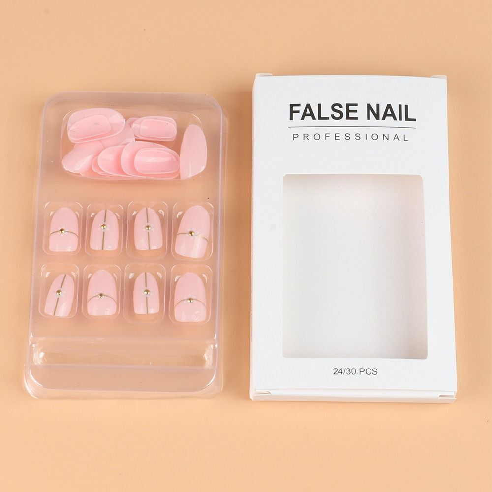 French Fake Nials Sweet Cool Claw Nail Tips Manicure False Nails Women ...