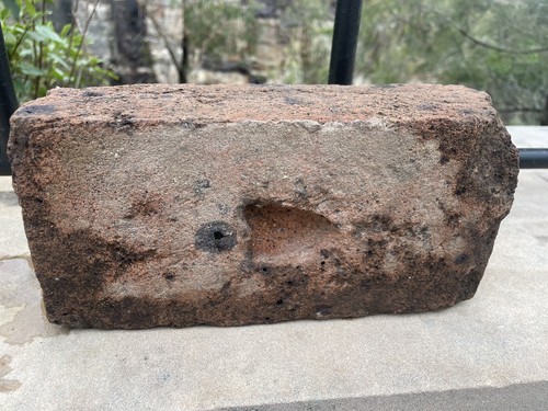 1 Small Heart Frog, Rustic, Beautiful and Unique Convict Brick | eBay