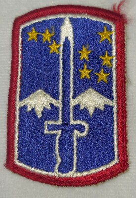 172nd Infantry Brigade Patch Cut Edge -C | eBay