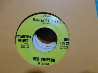RED SIMPSON PARTY GIRL & MINI-SKIRT MINNIE PROMO NM 45 | eBay