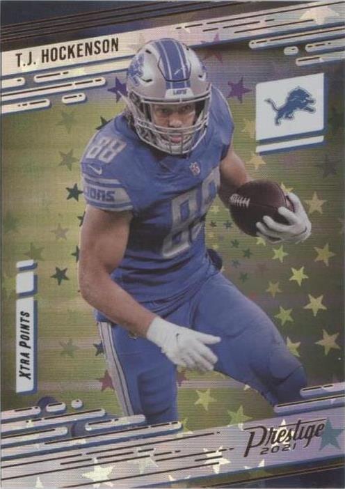 2021 Panini Prestige - T.J. Hockenson #53 Xtra Points Astral for sale ...
