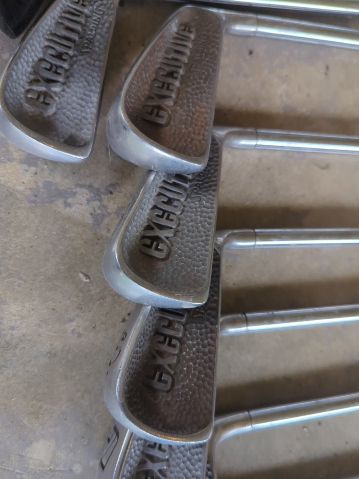Vintage Spalding Executive Golf Club Set 1,5 Woods 3 Iron-Pitching ...