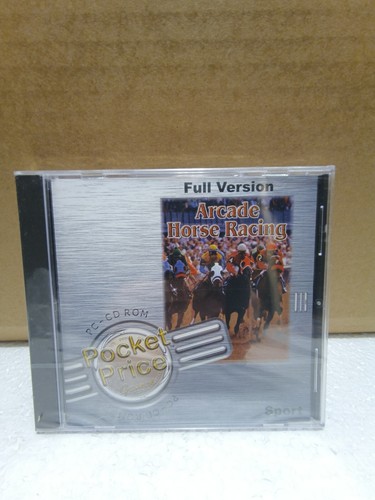 Arcade Horse Racing PC CD-ROM Jewel Case, Factory Sealed, NEW, VGA ...