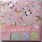 amifa Panda Bird Long-tailed Tit Double Sided 4 Design Paper Japan 36 ...