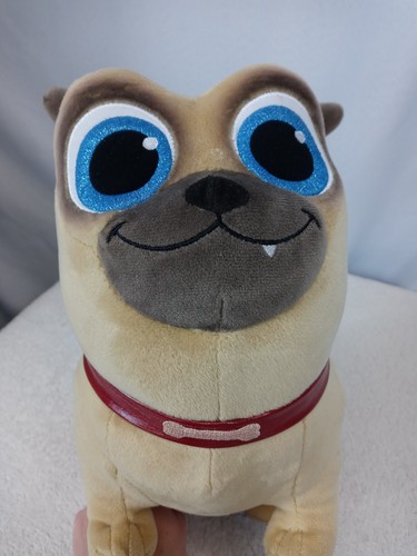 Disney Store Puppy Dog Pals Rolly Pug 12" Plush Stuffed Animal Toy Big ...