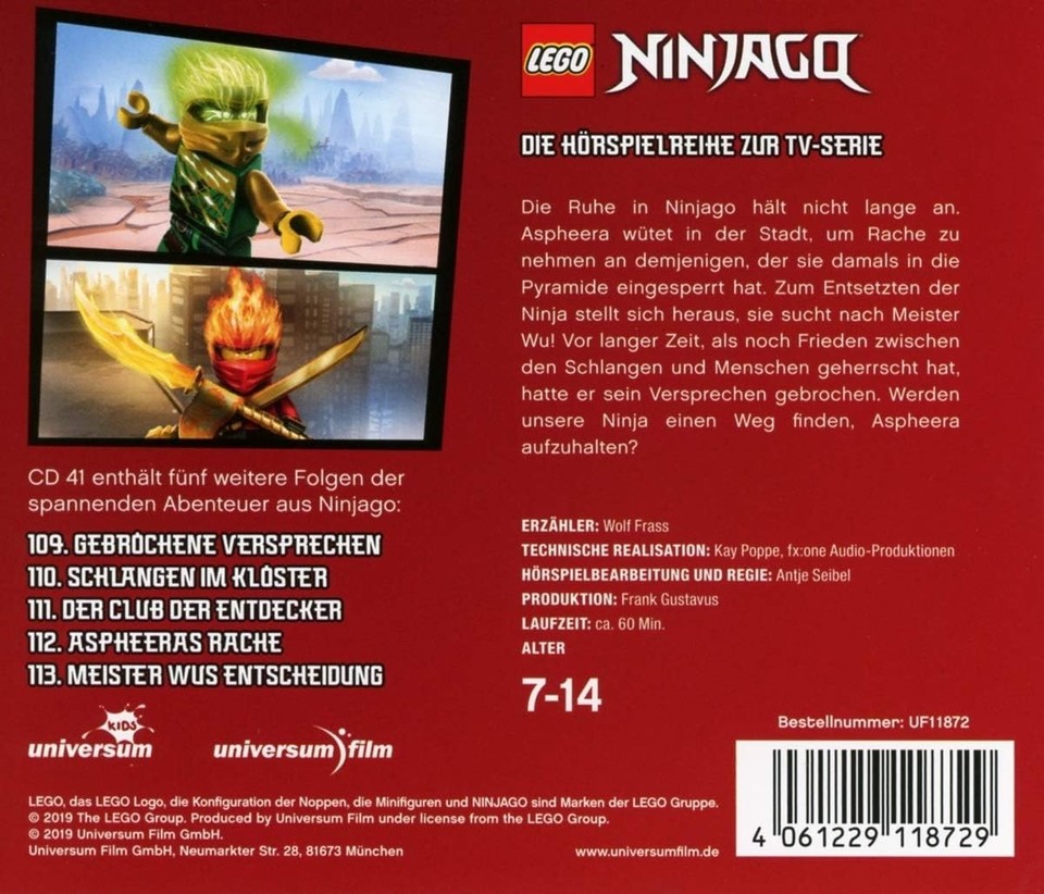 Various Lego Ninjago (CD 41) (CD) | eBay