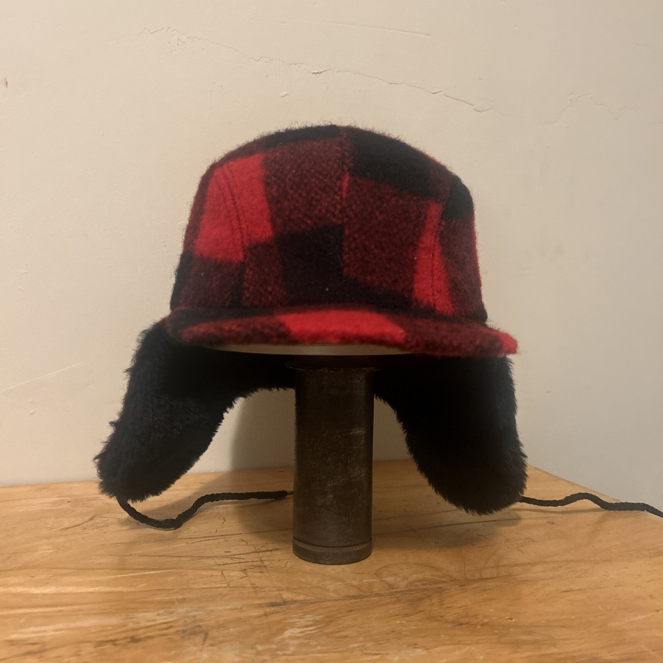 Vintage Harvard Red Trapper Hat MADE IN THE USA | eBay
