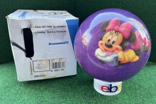 Disney Minnie Mouse Action Bowling Ball UNDRILLED 15 lbs Brunswick | eBay