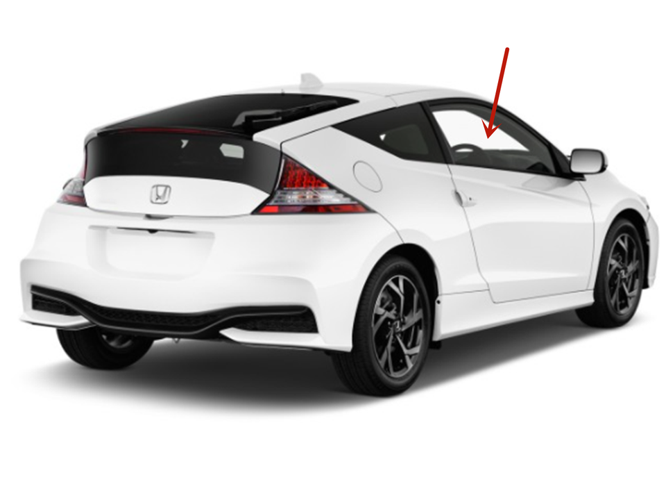 Fits 2011-2016 Honda CR-Z Coupe Passenger Side Right Front Door Window ...