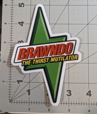 BRAWNDO The Thirst Mutilator die-cut vinyl sticker from Idiocracy movie ...