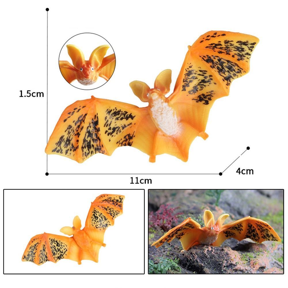 Lifelike Bat Handicraft Ornaments PVC Bat Decors New Bat Toys Home | eBay