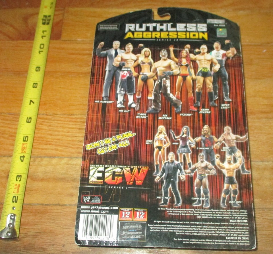 2007 WWF WWE Jakks Kenny Dykstra Wrestling Figure RA Series 28 Spirit ...