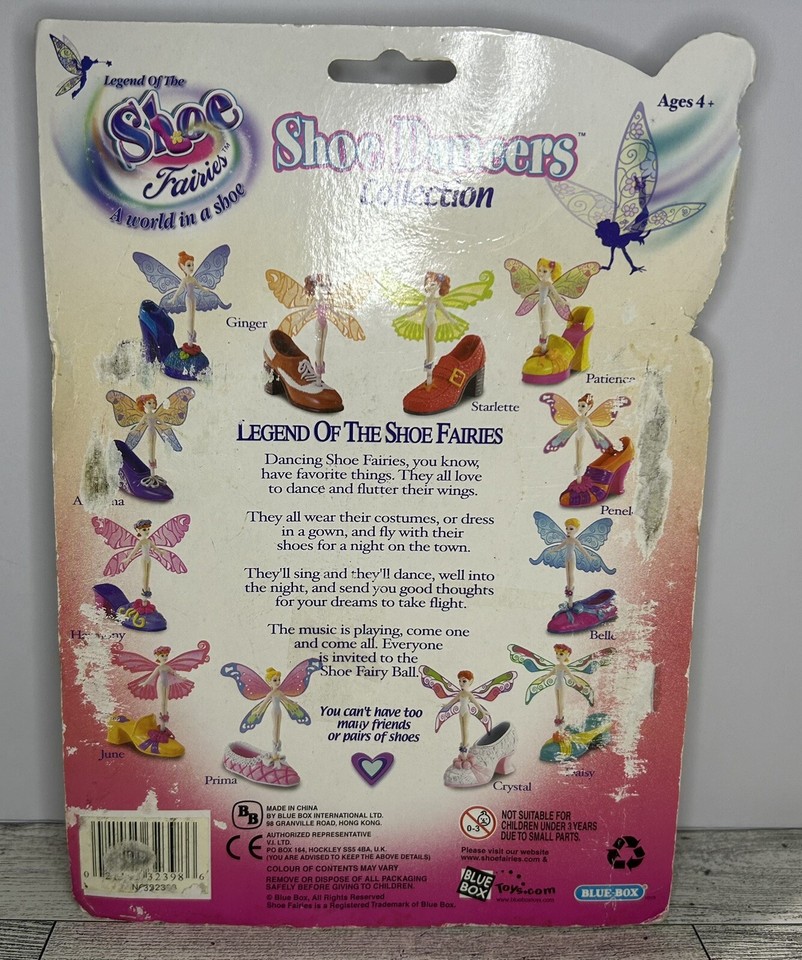 Vintage Legend Of The Shoe Fairies Shoe Dancers Belle Doll NIP | eBay