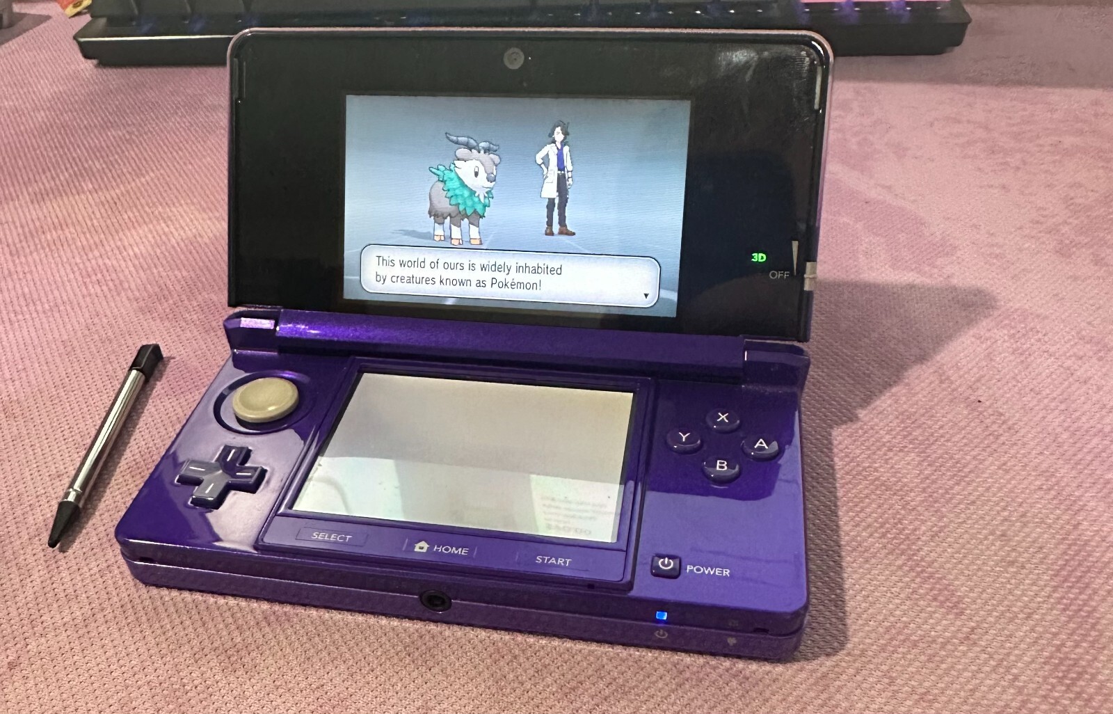 Nintendo 3DS Midnight Purple Portable Gaming Console for sale online | eBay