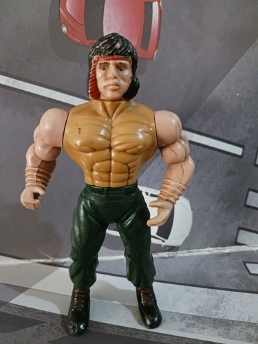 Vintage 1980s John Rambo MOTU M-Force KO 6” Height Action Figure RARE ...
