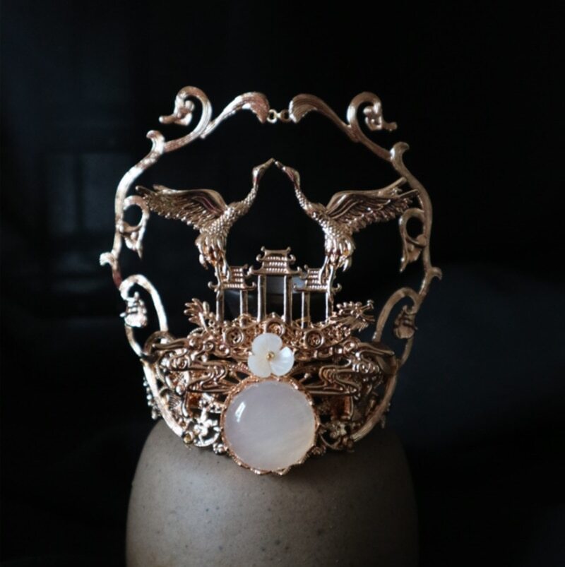 Hanfu Hair Crown Men Women Chinese Ancient Cosplay Hair Accessories ...
