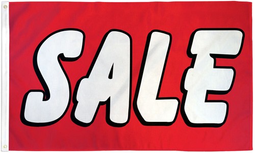 Sale Flag 3x5ft Business Flag Advertising Sign Sale Here RED WHITE 100D ...
