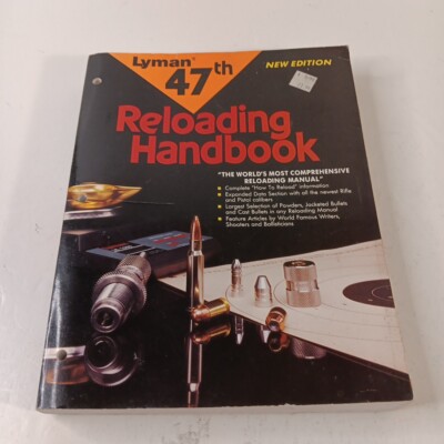 Lyman Reloading Handbook 47th New Edition Manual 1992 Catalog Style ...