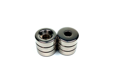 Magnet with Screw Holes Countersunk Tool Holder DIY Small Ring Magnets ...