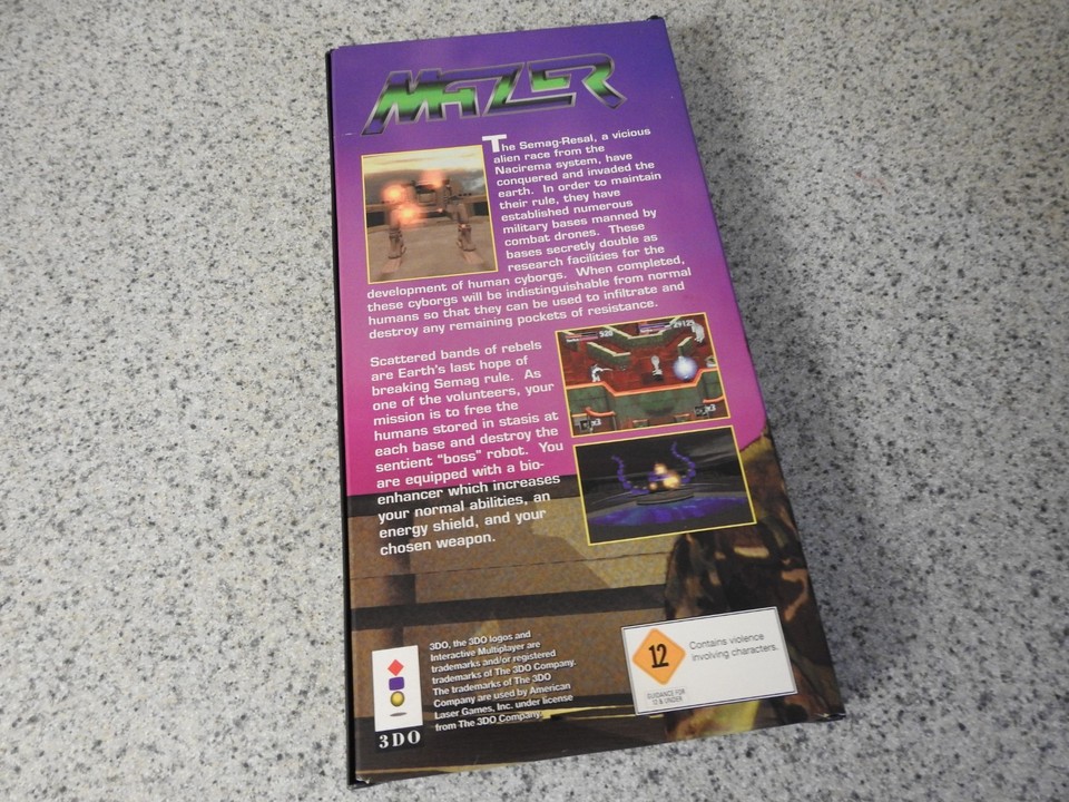Mazer (3DO) Complete Long Box CIB w/Disc and Manual. NICE | eBay.de