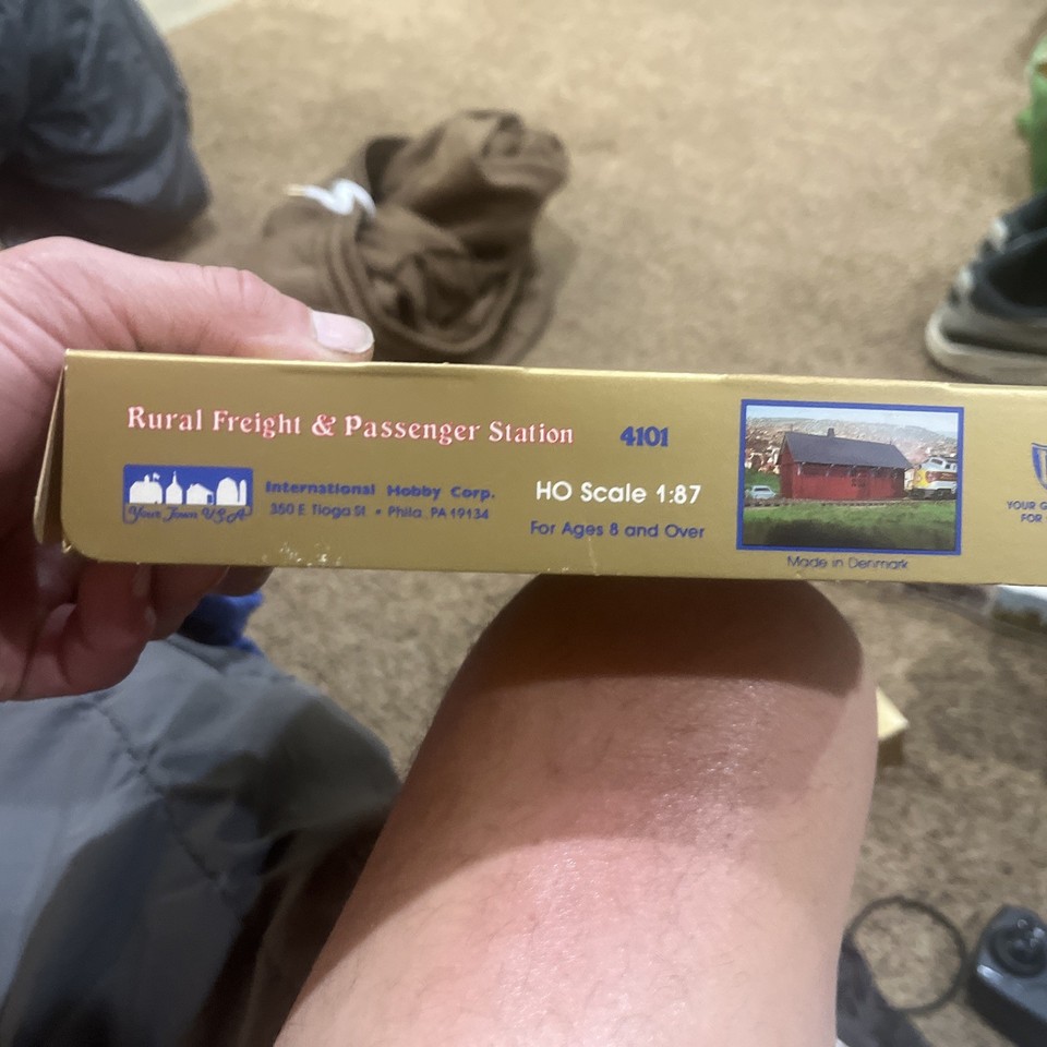 IHC Rural Freight And Passenger Station Model Kit Ho Scale | eBay