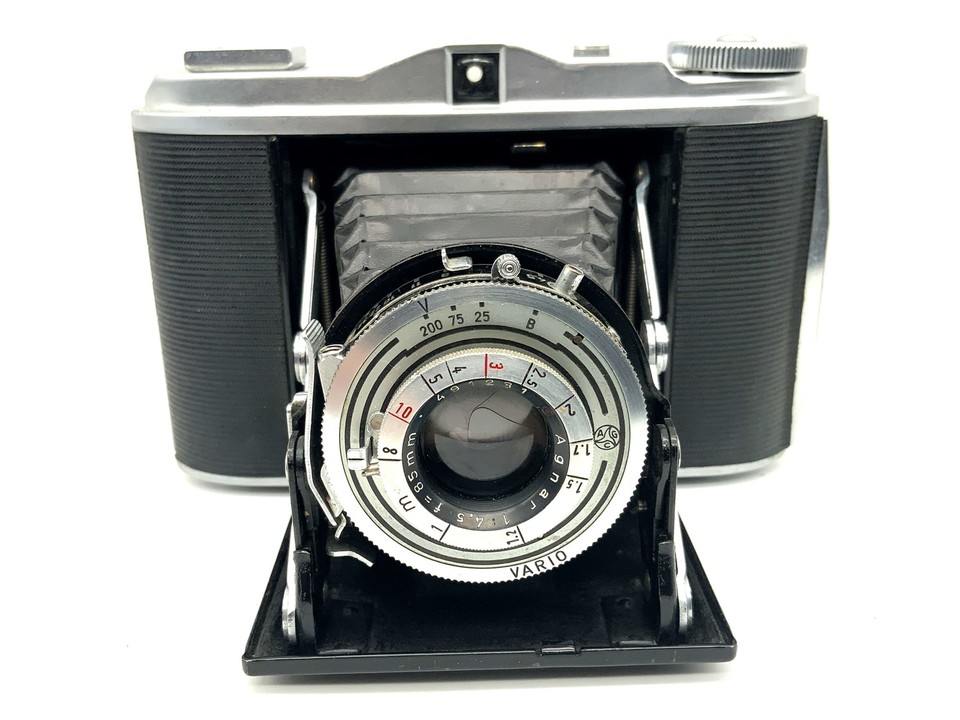 Agfa Isolette V "Camerawerk München" Klappkamera mit Agnar 85mm 1:4.5 ...