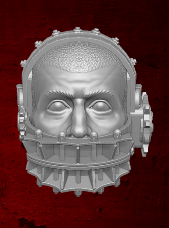 Saw Victim Male 1:12 scale custom unpainted Head 6" Action Figure ...