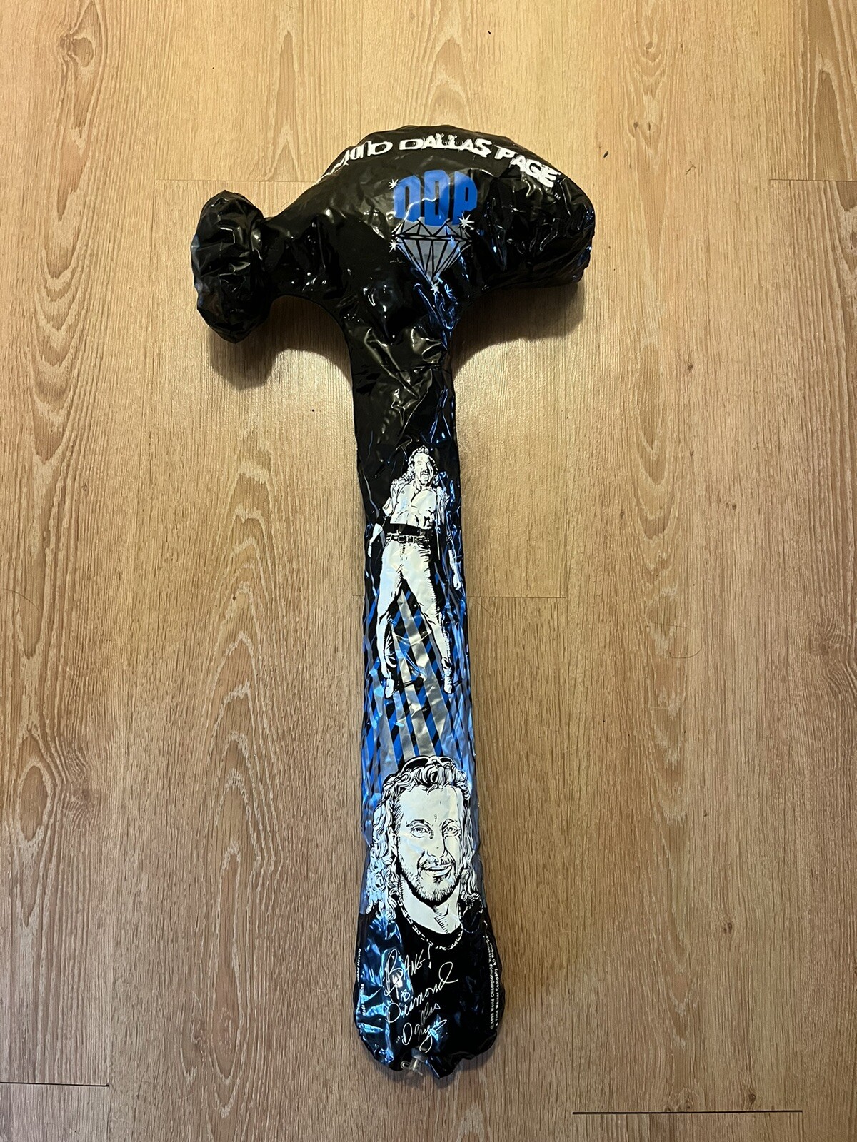 1999 WCW Diamond Dallas Page Oversized Inflatable Hammer Toy Carnival ...