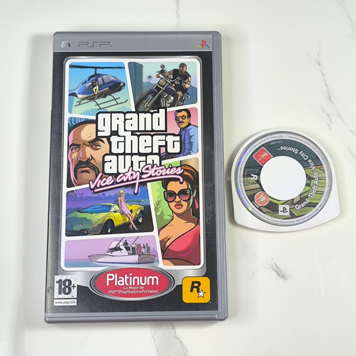 Videojuego Rockstar Psp Grand Theft Auto Vice City Hasta