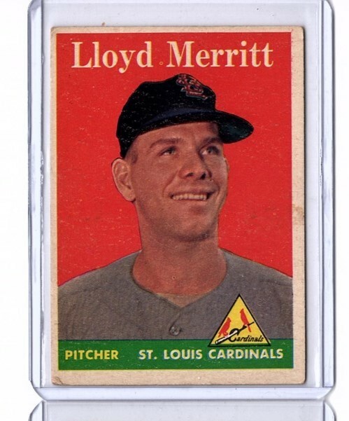 1958 Topps Lloyd Merritt St. Louis Cardinals 231 | eBay
