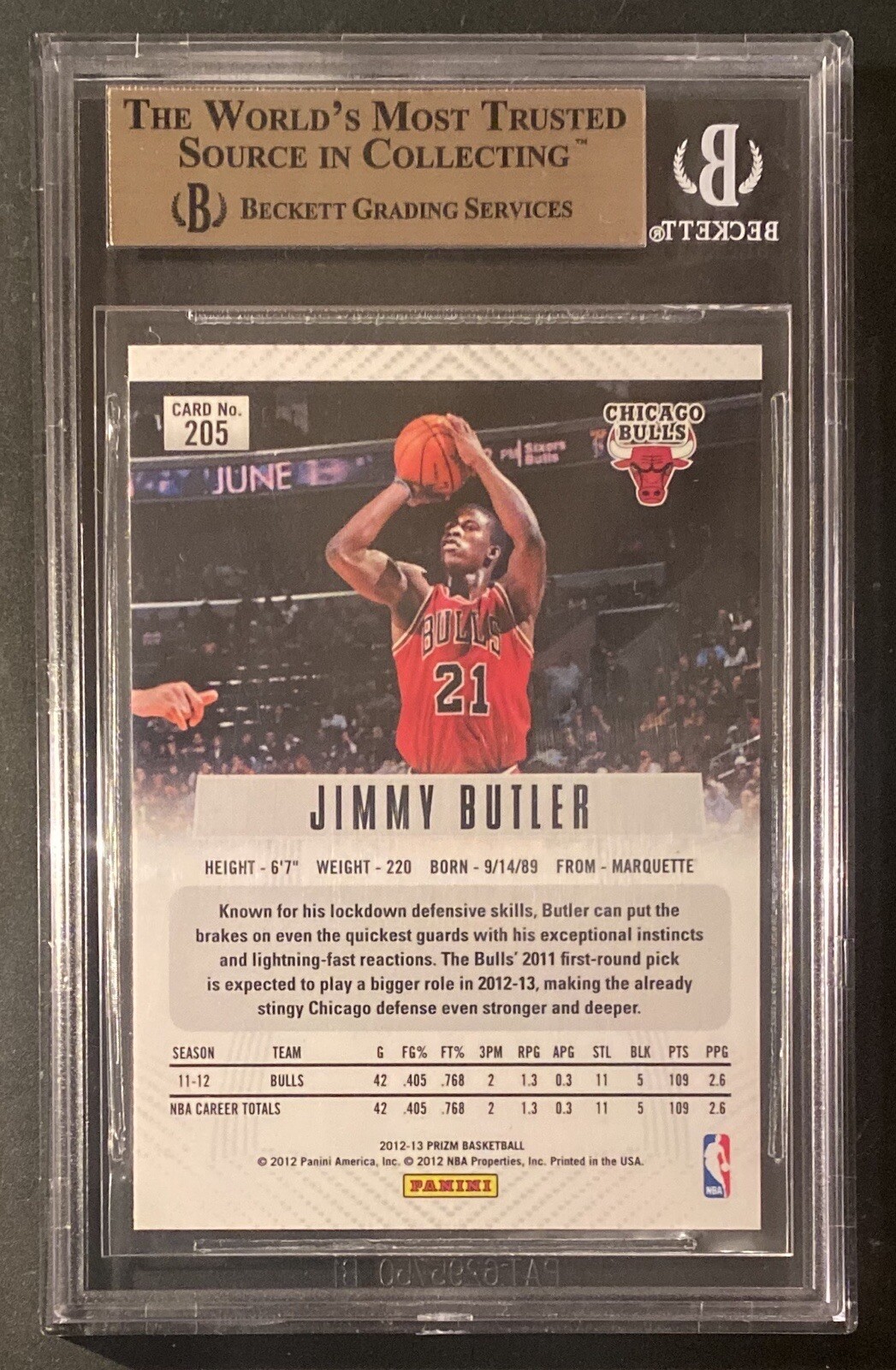 2012-13 Panini Prizm - Jimmy Butler #205 Silver Prizm (RC) for sale ...