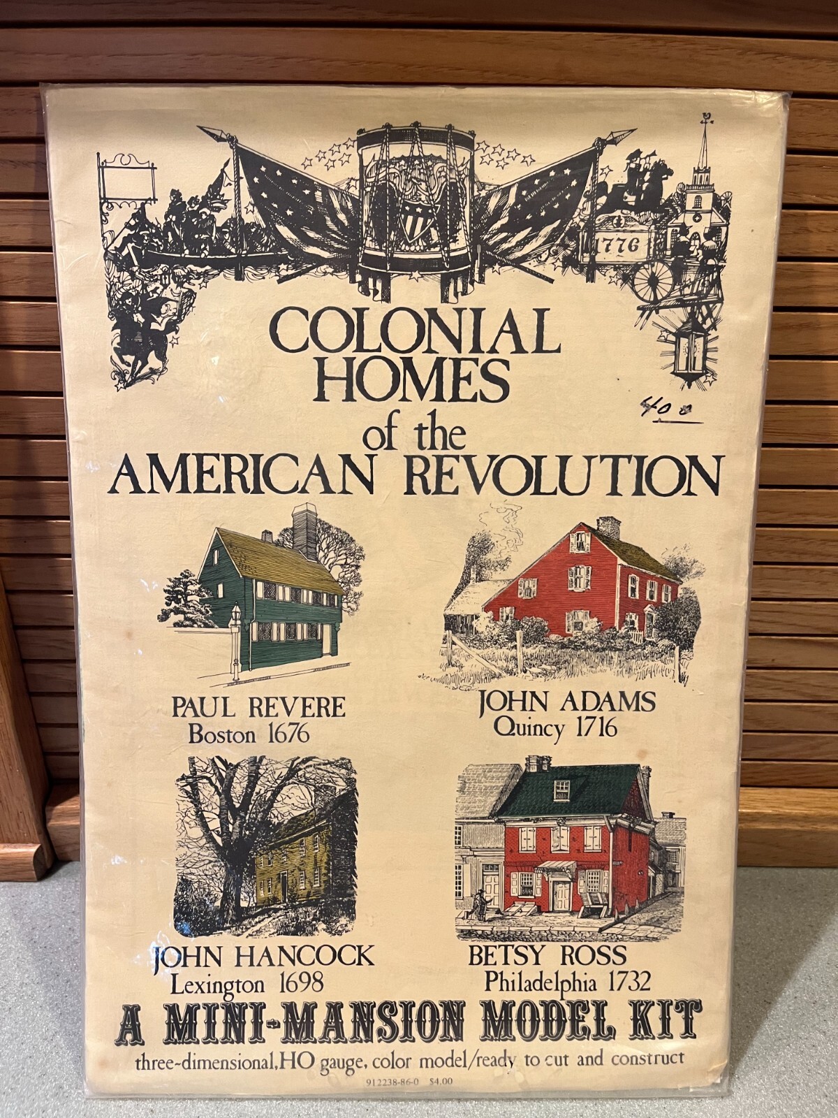 New Vintage Colonial Homes of the American Revolution Mini-Mansion ...