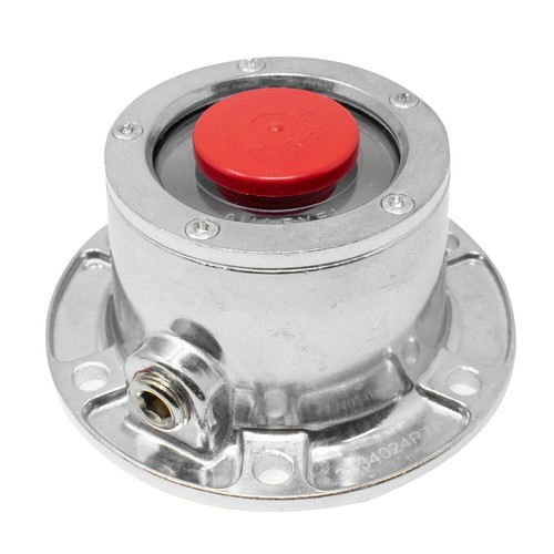 3434024 Polished Aluminum Hub Cap w/ Side Fill Plug (Replaces Stemco ...