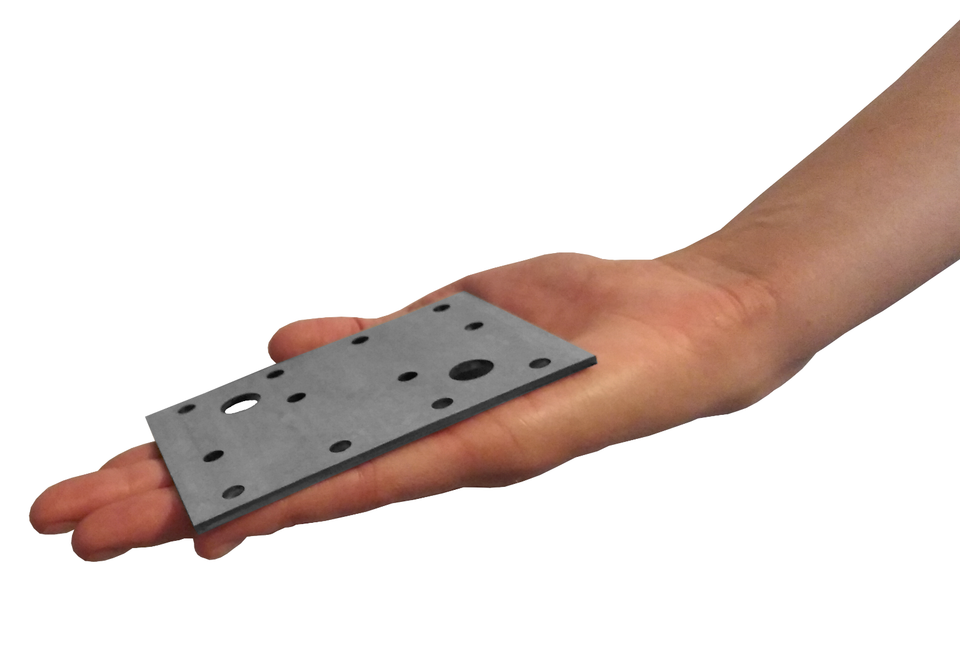 Heavy Duty Flat Metal Connecting Joining Plate Wood Timber Galvanised ...