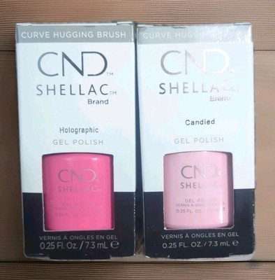 CND Shellac Gel Polish Holographic & Candied New | eBay