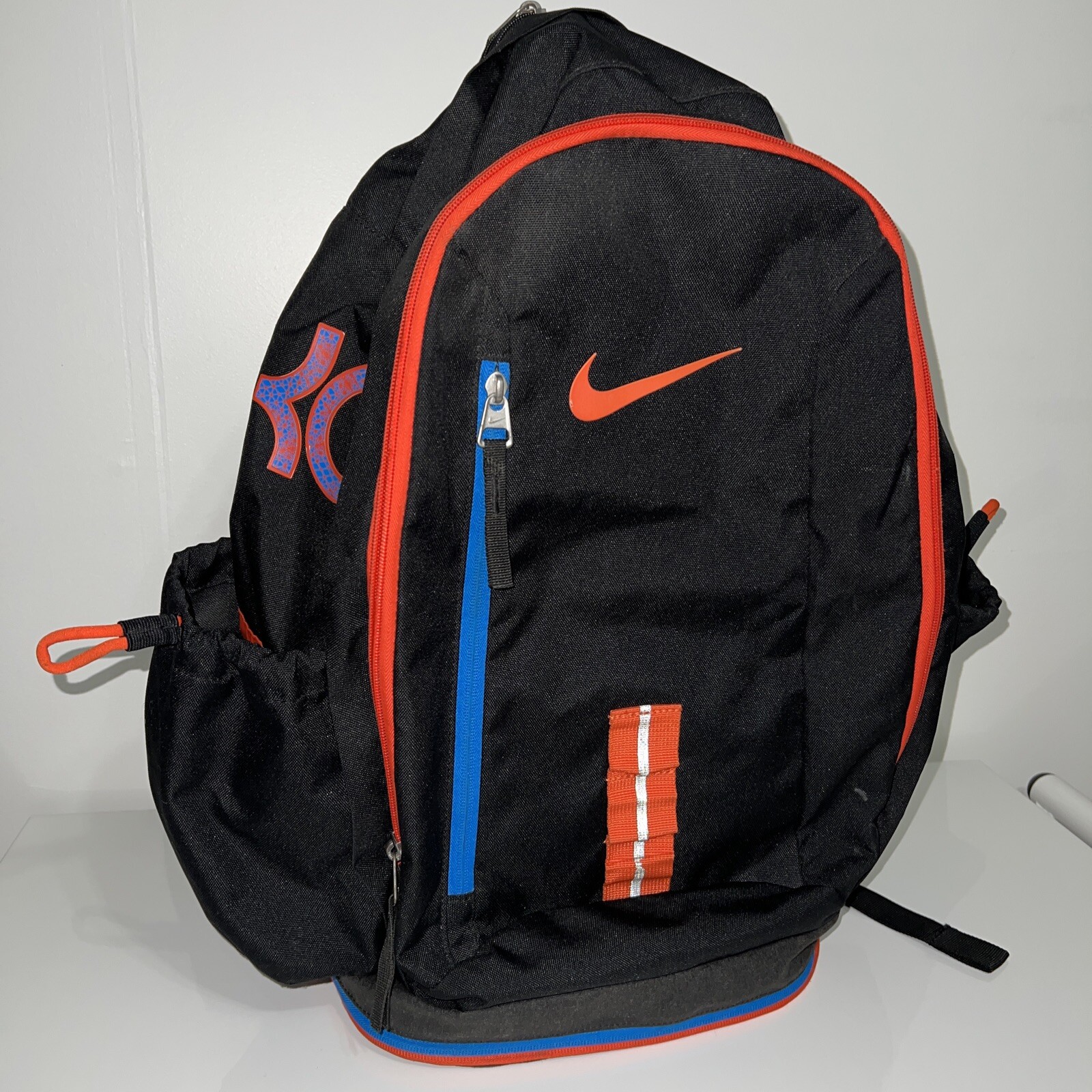 NIKE AIR KD Kevin Durant Black & Orange Large Backpack - Gem