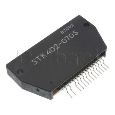 STK402-070S Original Sanyo 2-Channel Class AB Audio Power Amplifier IC ...