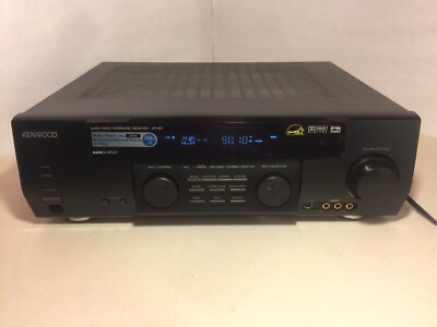 Kenwood AV Surround Receiver Amplifier Tuner Dolby DTS Digital VR-407 ...
