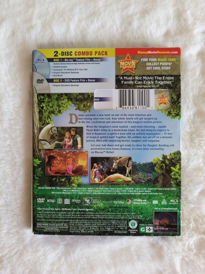 Disney Tangled 2-Disc Combo Pack | eBay