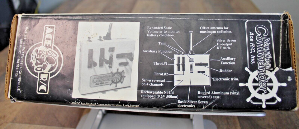 Vintage R/C Inc. Nautical Commander 75 Mhz Ch 64 75.47 7 Channel 4 qty ...