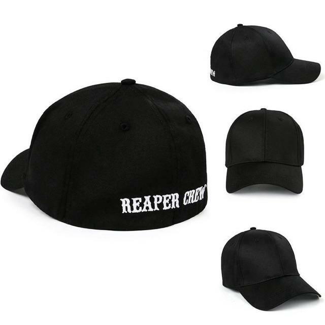 Unisex Reaper Crew Sons of Anarchy SOA Flex Halloween Cosplay Baseball ...