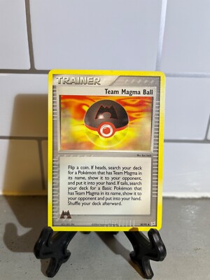 Team Magma Ball - 80/95 - Uncommon LP English Pokemon EX Team Magma vs ...