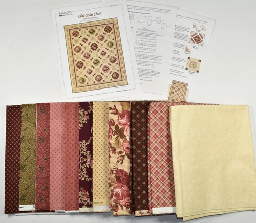 OLDE CEDAR CHEST Quilt Kit Fabrics by Faye Burgos for Marcus Fabrics ...
